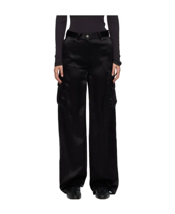 Theory High-waist Straight Leg Cargo Pants