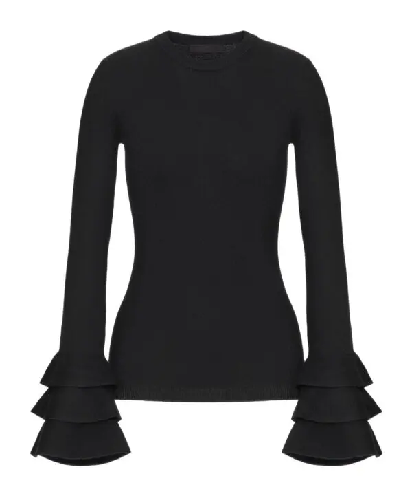 Valentino Garavani Ruffled Crewneck Jumper