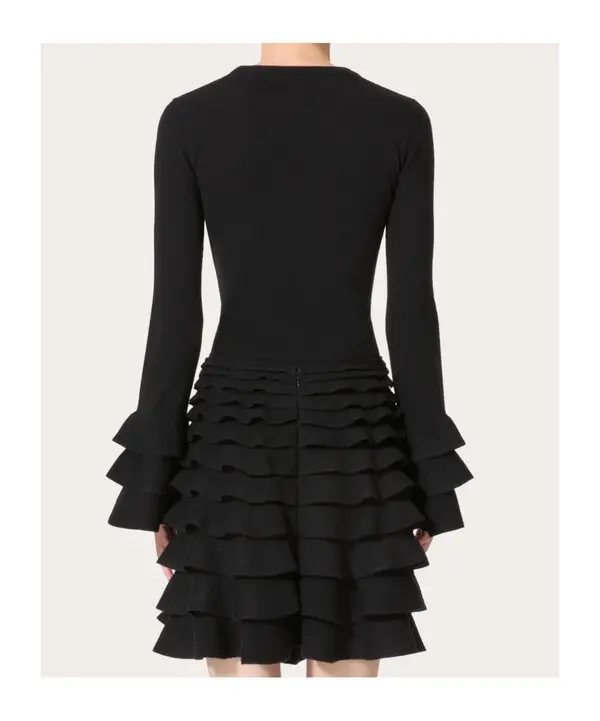 Valentino Garavani Ruffled Crewneck Jumper