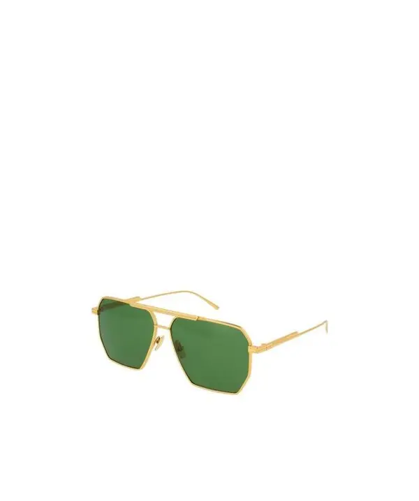 Bottega Veneta Pilot Frame Sunglasses - Green