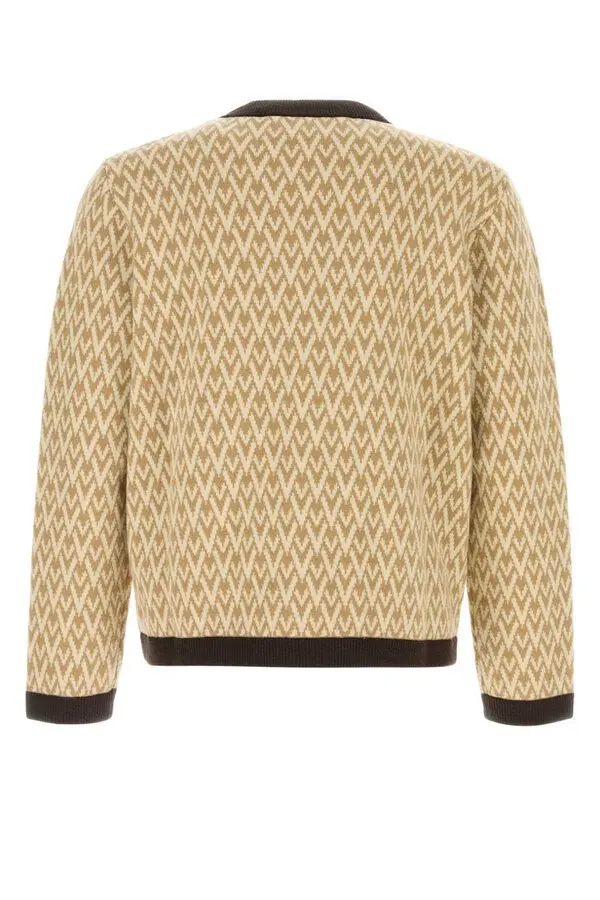 Valentino Garavani Jacquard Pattern V-neck Cardigan - No