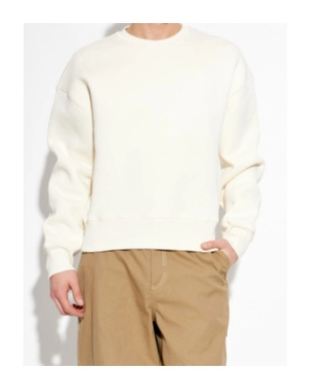AMI Paris Long-sleeved Sweatshirt - White