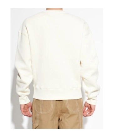 AMI Paris Long-sleeved Sweatshirt - White