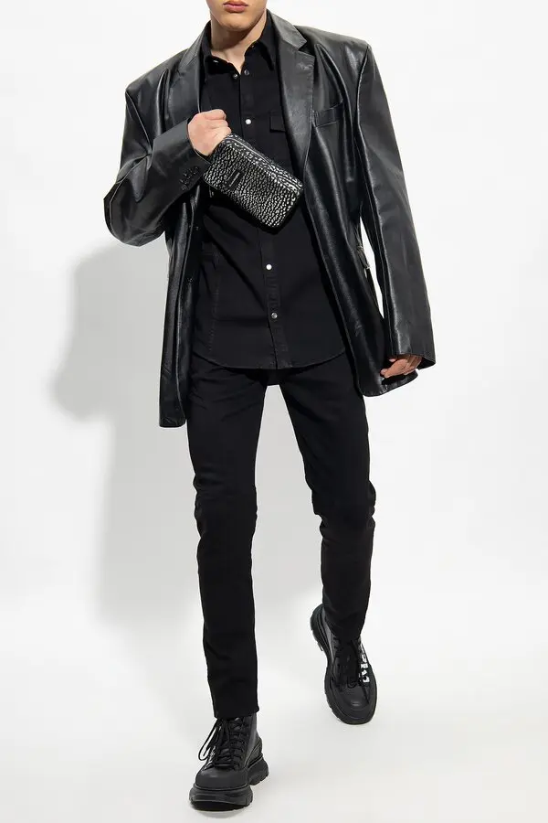 Alexander McQueen Denim Shirt - Black