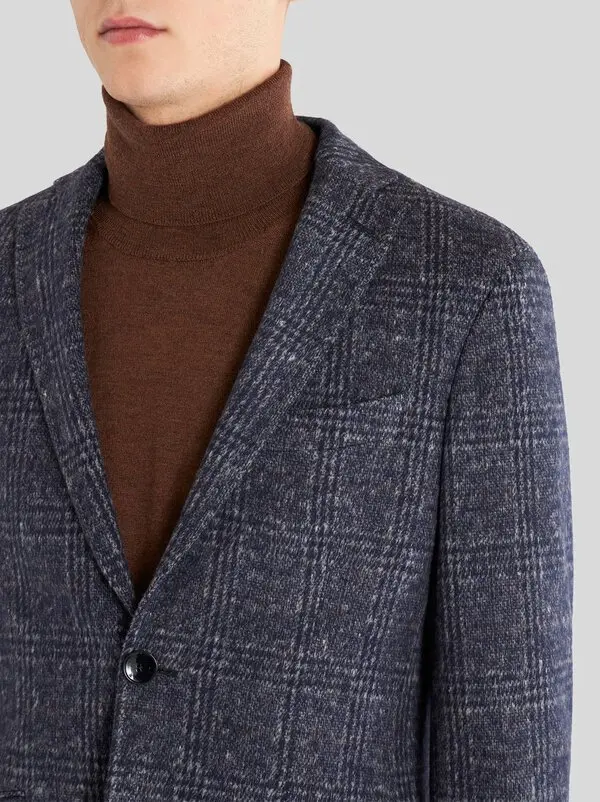 Etro Checked Long Sleeved Blazer