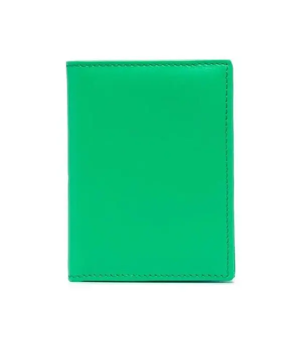 Comme Des Garçons Bi-fold Small Wallet - Green