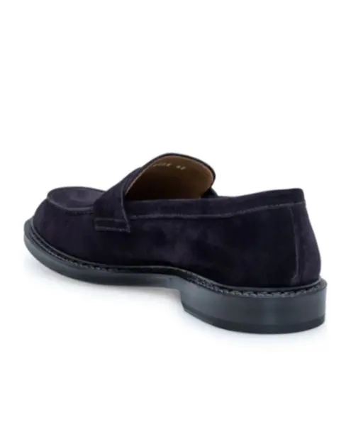 DOUCAL'S Penny Slip-on Loafers - Black