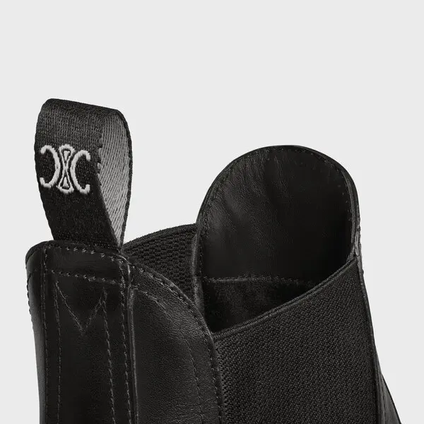Celine Riley Ankle Boot In Calfskin