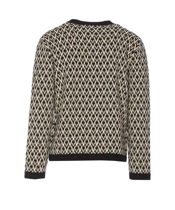Valentino Garavani Geometric Knit Cardigan