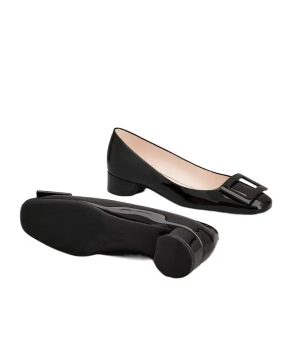 ROGER VIVIER Buckled Slip-on Pumps