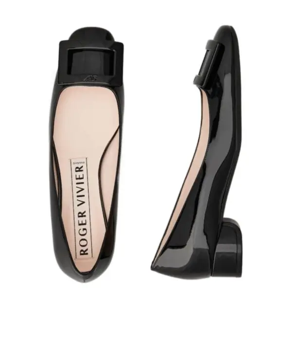 ROGER VIVIER Buckled Slip-on Pumps