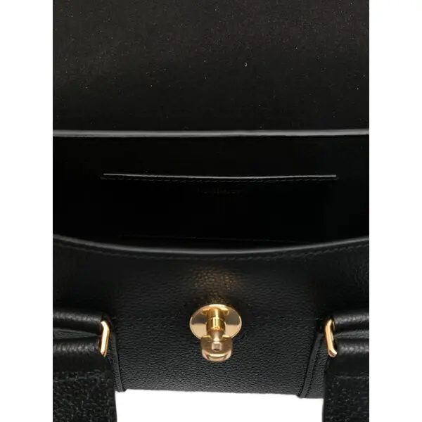 Mulberry Turnlock Top Handle Shoulder Bag - Black