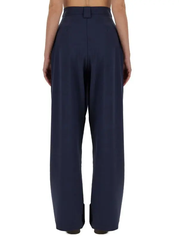 ALYSI Pleated Wide-leg Trousers