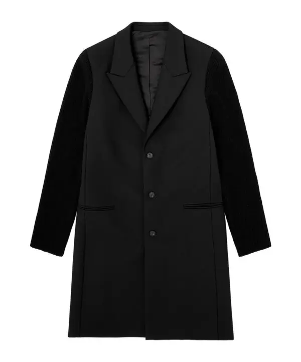 DIESEL® Long Sleeve Coat - Black