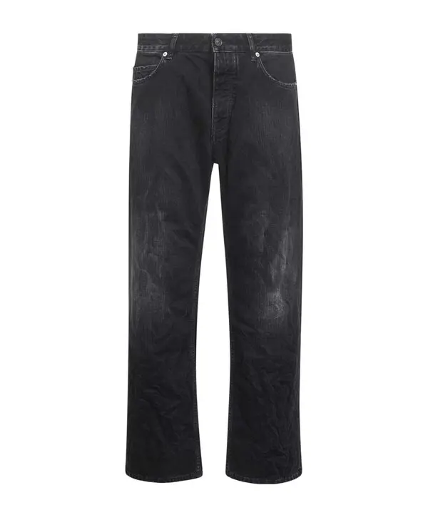 Balenciaga Straight-leg Jeans - Black