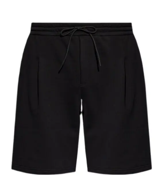 Emporio Armani Cotton Shorts - Black