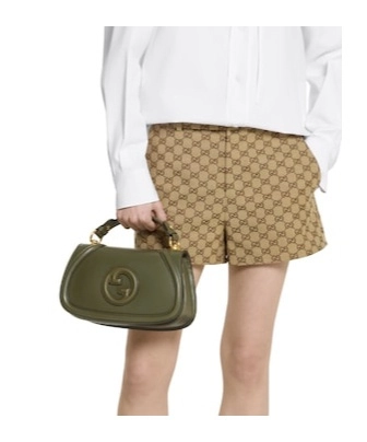 Gucci Blondie Small Top Handle Bag - Forest Green