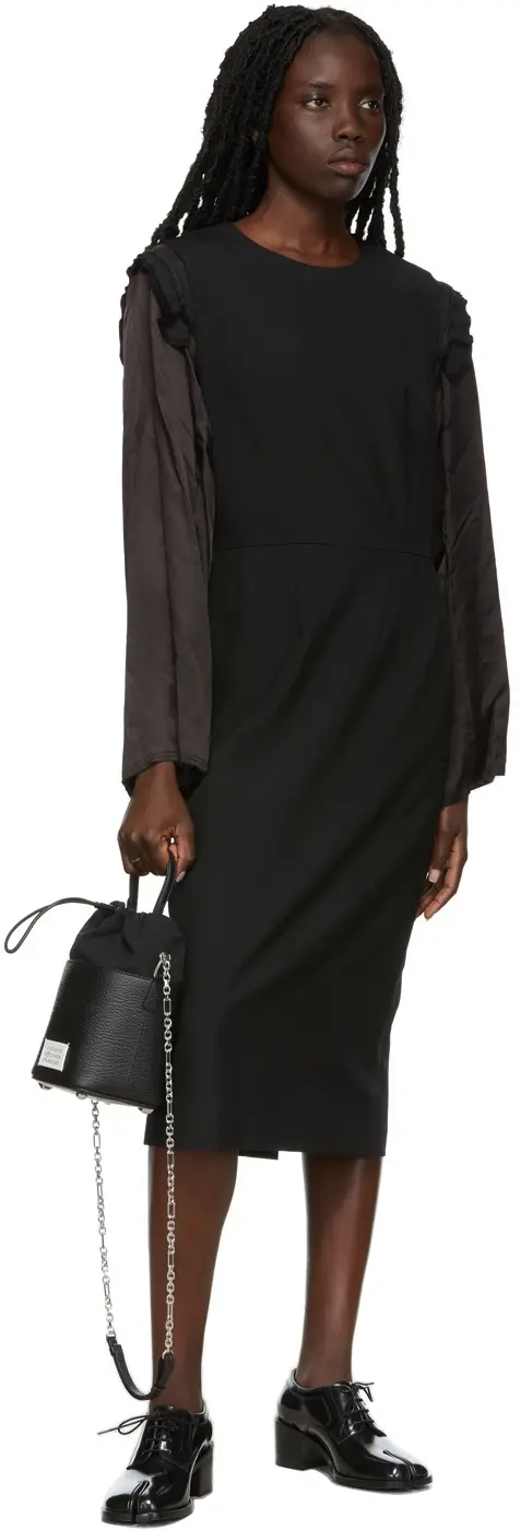 MAISON MARGIELA 5ac Drawstring Bucket Bag - Black