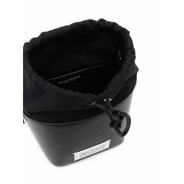 MAISON MARGIELA 5ac Drawstring Bucket Bag - Black