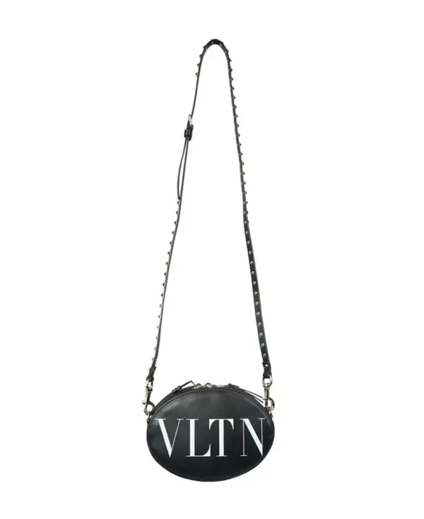 Valentino Garavani Vltn Printed Shoulder Bag - Black