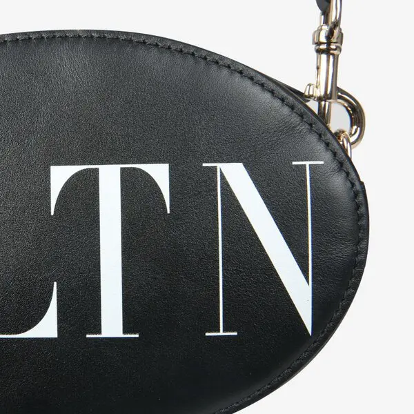 Valentino Garavani Vltn Printed Shoulder Bag - Black