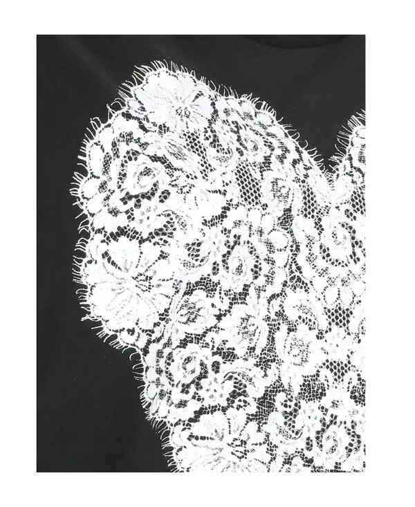Moschino Lace Heart T-shirt Dress