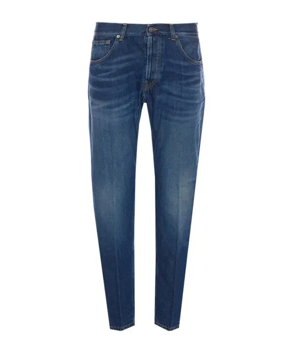 DONDUP Straight Leg Denim Jeans - Blue