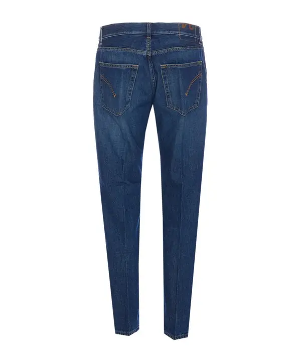 DONDUP Straight Leg Denim Jeans - Blue