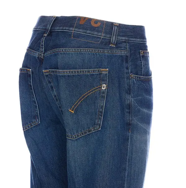 DONDUP Straight Leg Denim Jeans - Blue