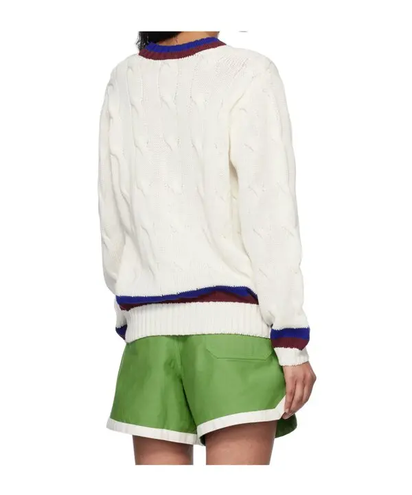 BODE Tennis V-neck Sweater