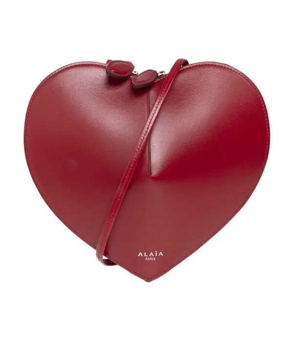 Alaïa Le Coeur Heart-shape Crossbody Bag - Laque