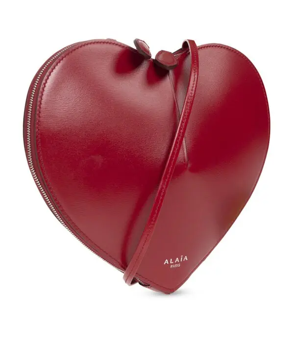 Alaïa Le Coeur Heart-shape Crossbody Bag - Laque
