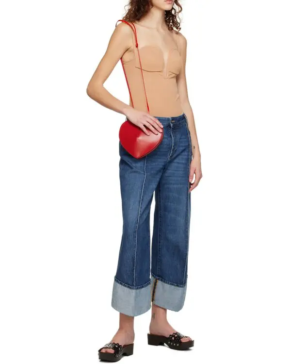 Alaïa Le Coeur Heart-shape Crossbody Bag - Laque