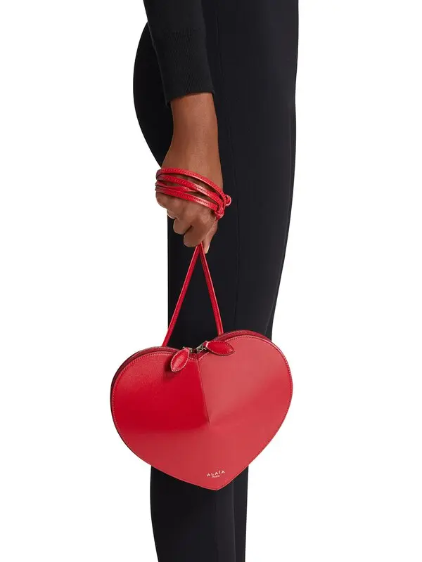 Alaïa Le Coeur Heart-shape Crossbody Bag - Laque
