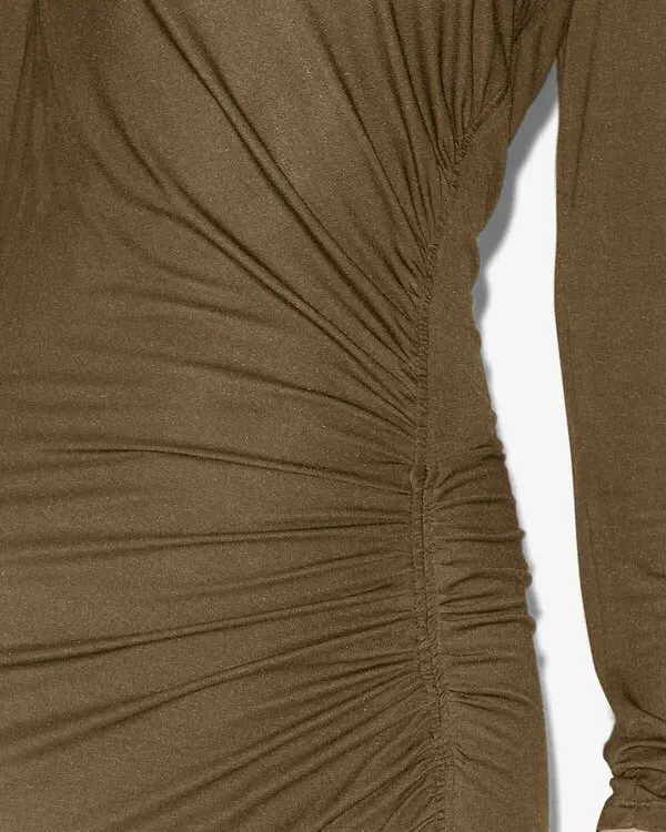 Isabel Marant Étoile Jelina Long Draped Jersey Dress