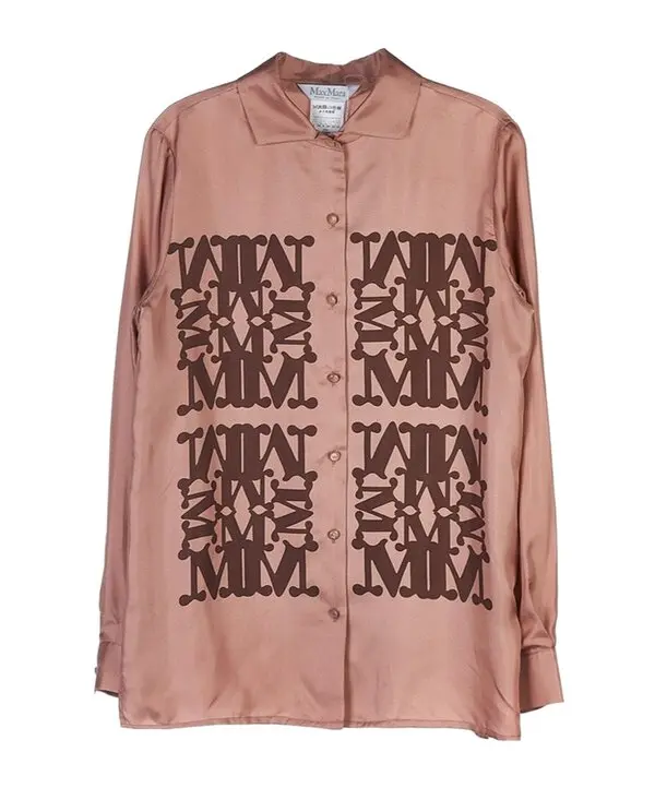 Max Mara Long-sleeved Shirt With Classic Collar