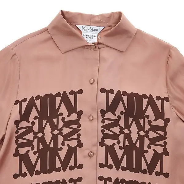 Max Mara Long-sleeved Shirt With Classic Collar