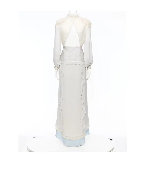 Valentino Garavani Long-sleeved Dress With Bow Detail