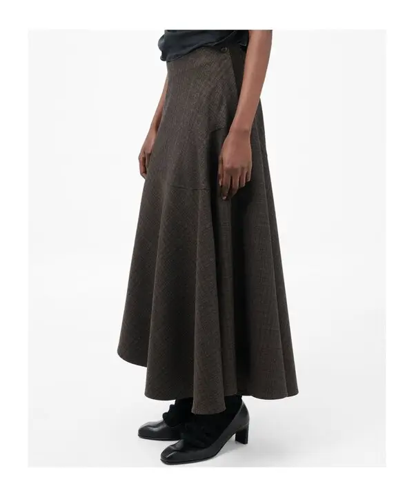 Our Legacy Plaid Long Skirt