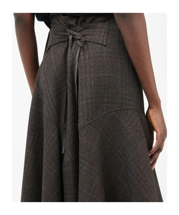 Our Legacy Plaid Long Skirt