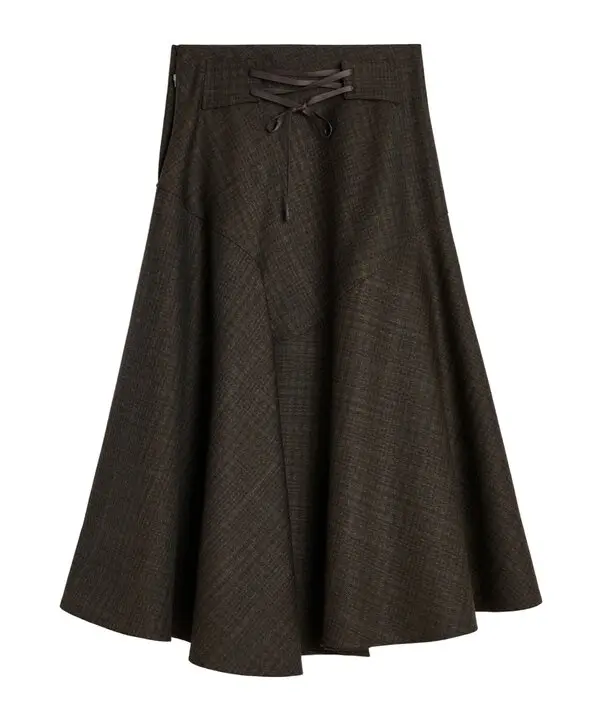 Our Legacy Plaid Long Skirt