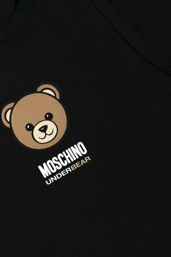 Moschino Teddy Bear Print Sleeveless Dress