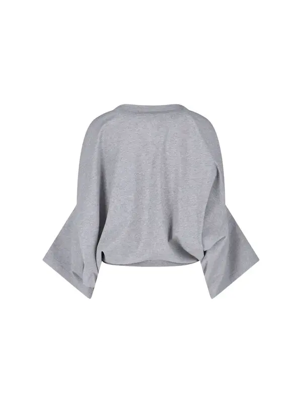 Stella McCartney Crewneck T-shirt With Wide Sleeves