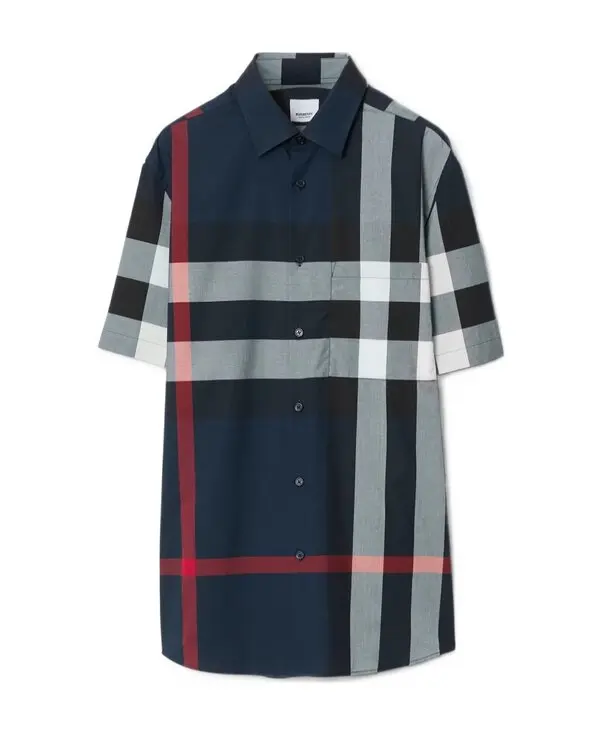 Burberry Checked Short Sleeved Shirt