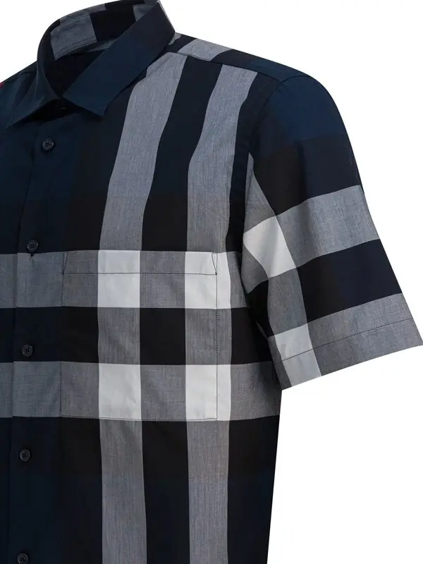 Burberry Checked Short Sleeved Shirt