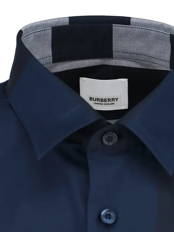 Burberry Checked Short Sleeved Shirt