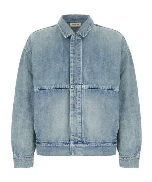 Fear Of God Long Sleeve Denim Jacket - Gray