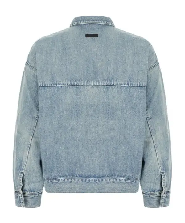 Fear Of God Long Sleeve Denim Jacket - Gray