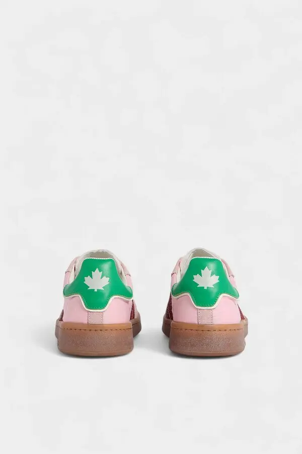 Dsquared2 Boxer Stripe Low-top Sneakers - Pink