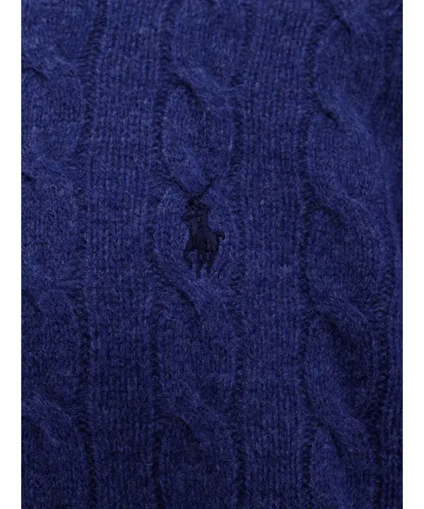 Polo Ralph Lauren Cable-knit Crewneck Sweater - Blue